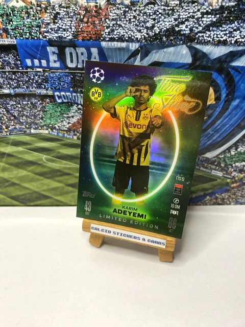 TOPPS MATCH ATTAX 2024/25 2025 Karim Adeyemi Time To Shine Limited Edition Card £2.28 - PicClick UK